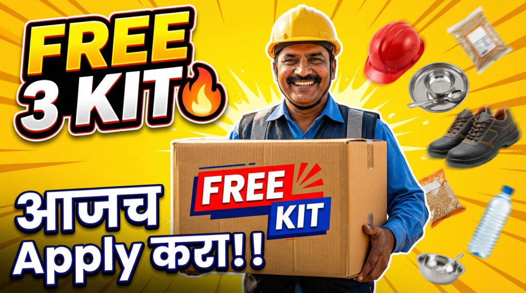 Safety Kit Appointment Bandhkam Kamgar 2025: बांधकाम कामगारांसाठी ₹5000 ...
